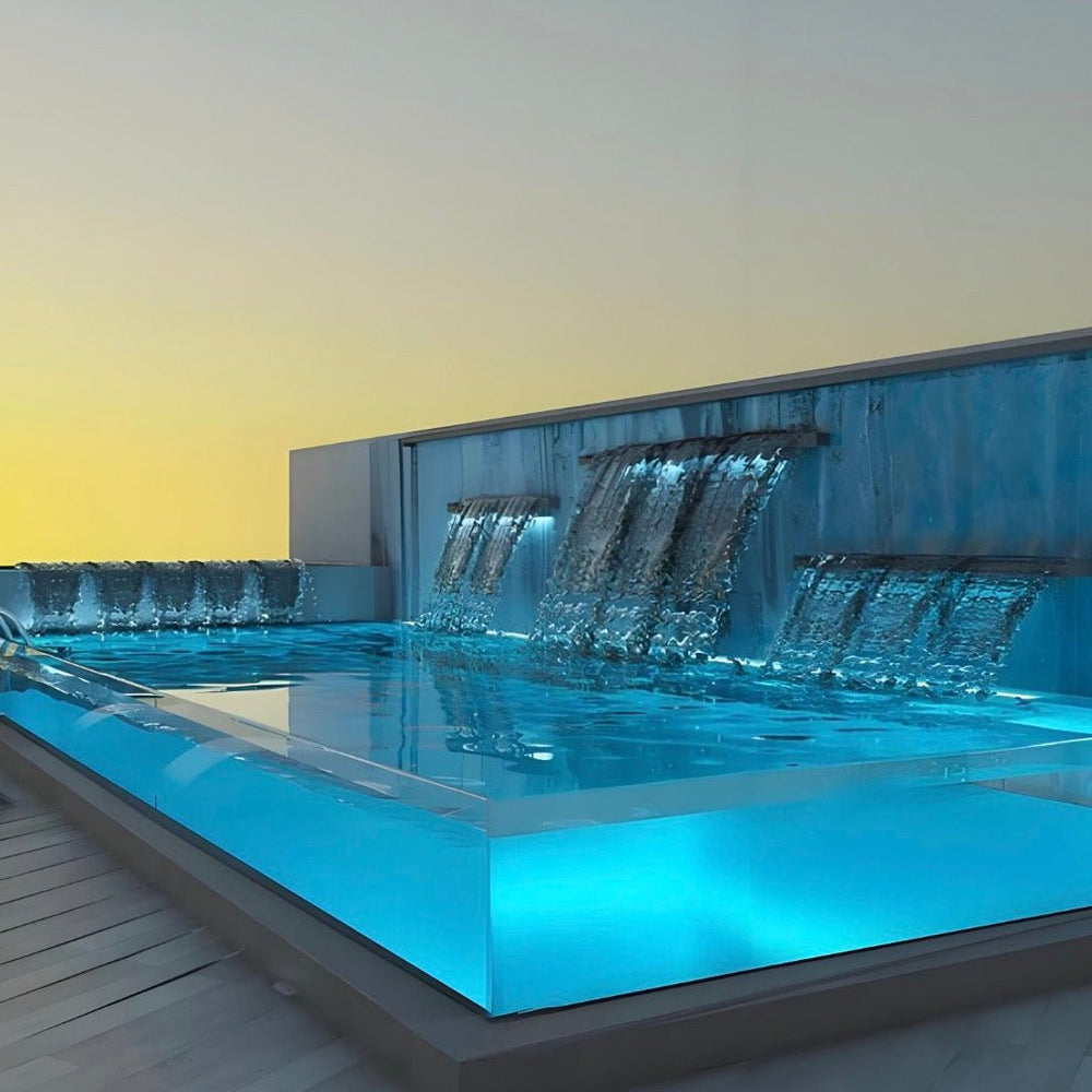 Acrylic sheets for aquarium and pool windows