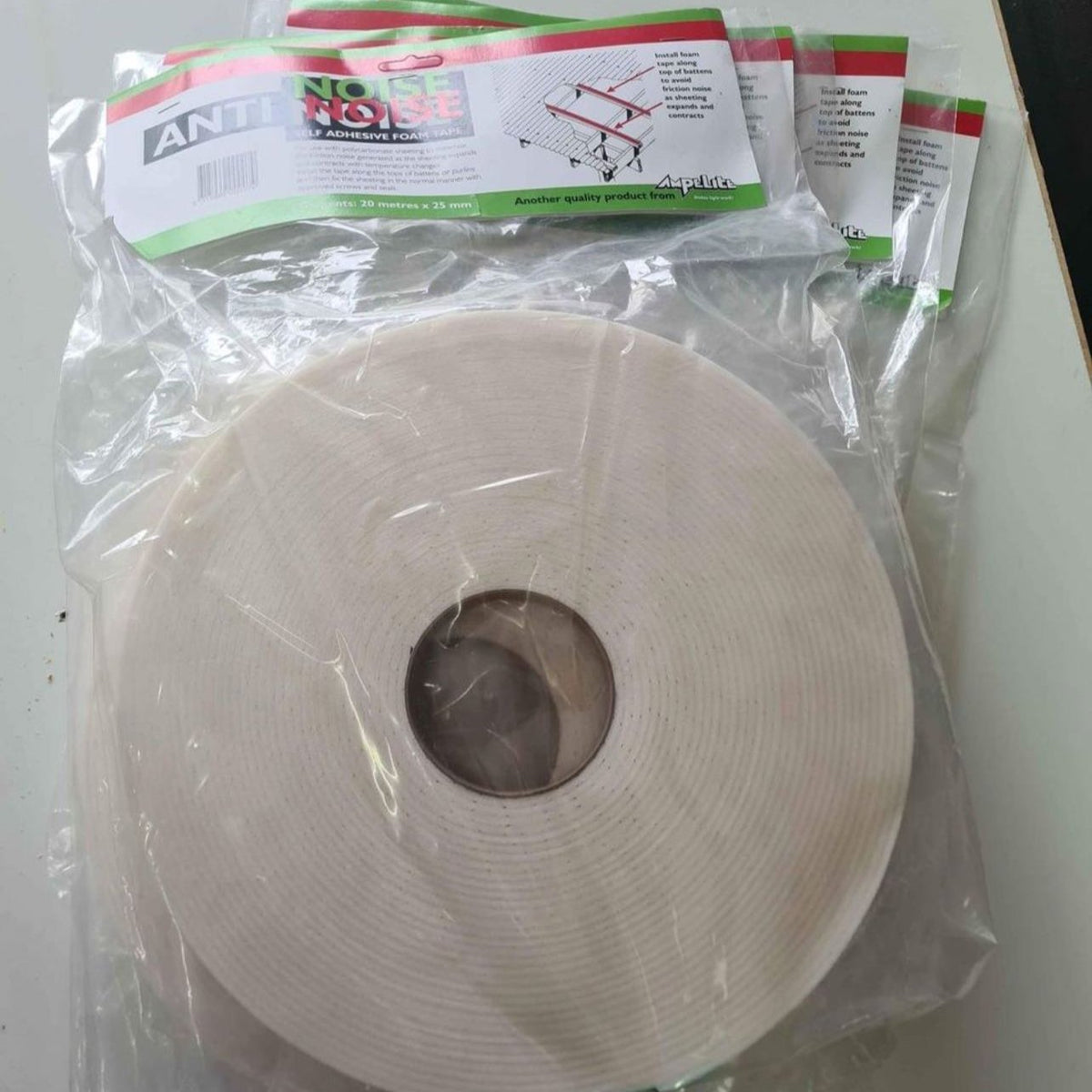 Purlin tape/Anti Noise tape for polycarbonate roofing 25mm x 20m