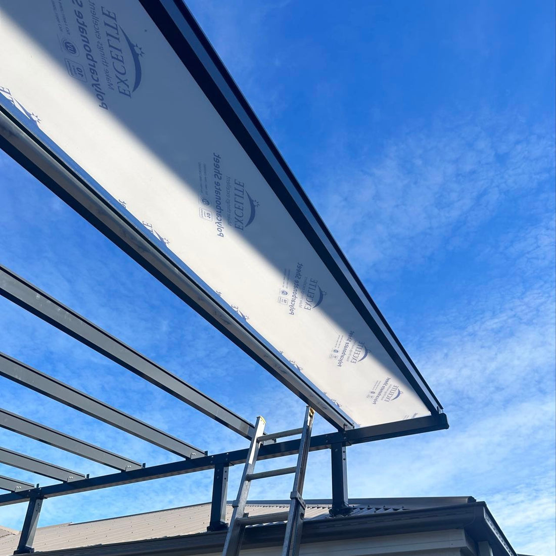 Solid Polycarbonate Locking Roofing System 4mm | ExcelitePlas