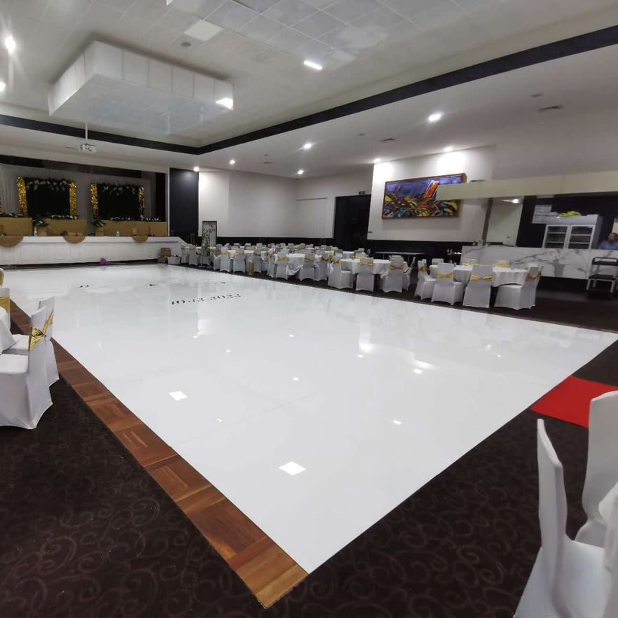 Hire Gloss White Dance Floor in Melbourne, Australia | Wedding Floor
